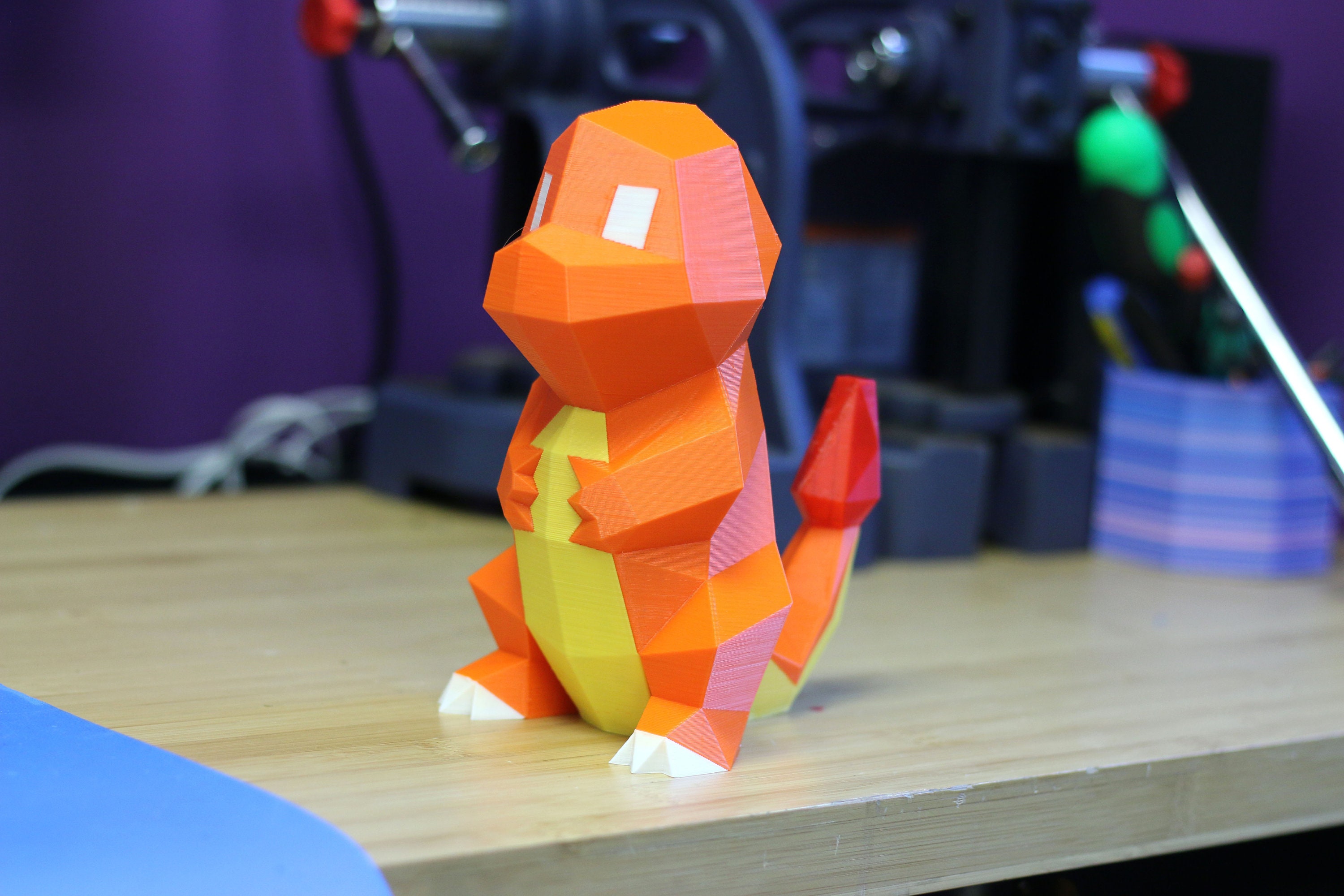 Papercraft Charmander Pokemon Paper 3D Template - Etsy