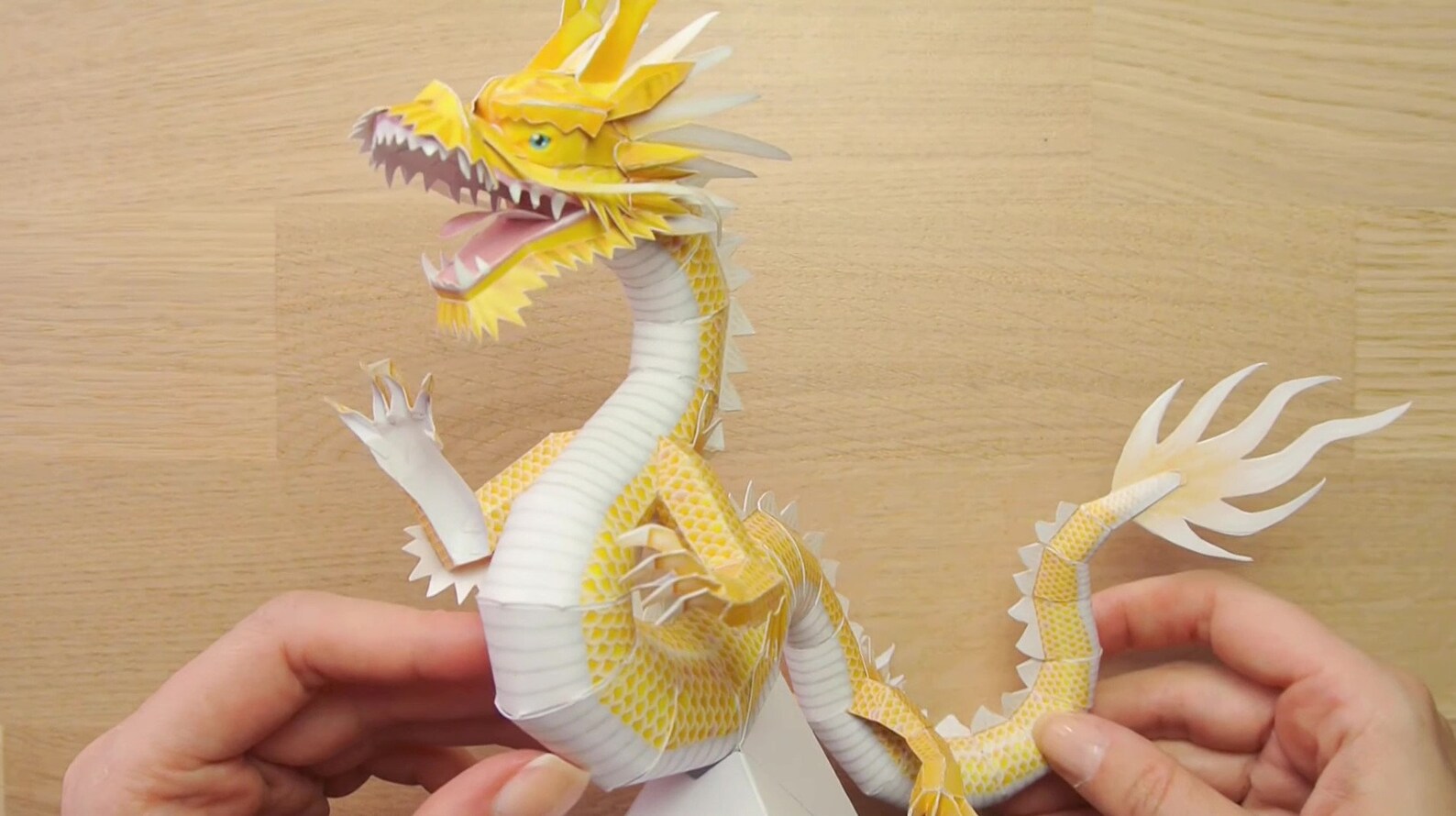 DIY Papercraft Chinese Dragon Template | Printable Art Project (digital ...