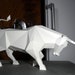 Paper Bull Papercraft 3D Template - Etsy