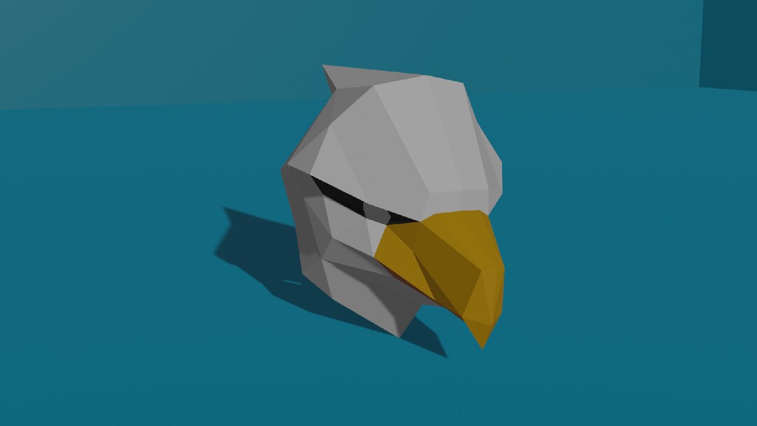 Paper Eagle Bird Mask Papercraft 3D Template - Etsy