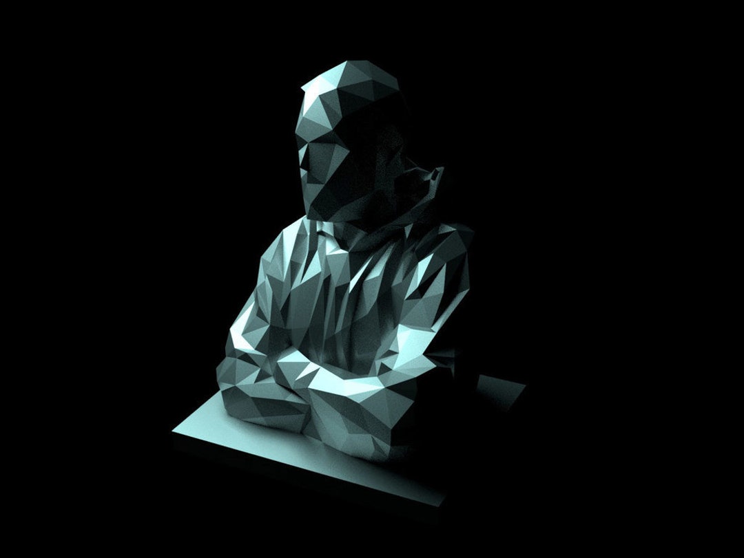 Papercraft Man Torso Paper 3D Template - Etsy