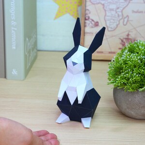 Papercraft Rabbit: DIY Bunny Digital Pattern - Create Your Own Adorable ...