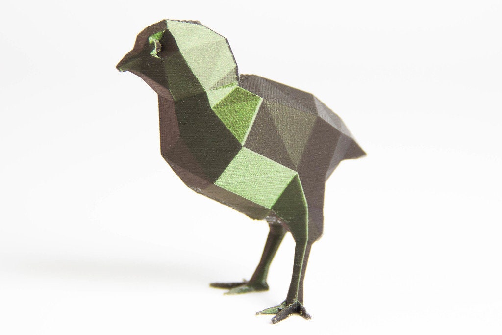 Papercraft Chick Paper 3D Template - Etsy Australia