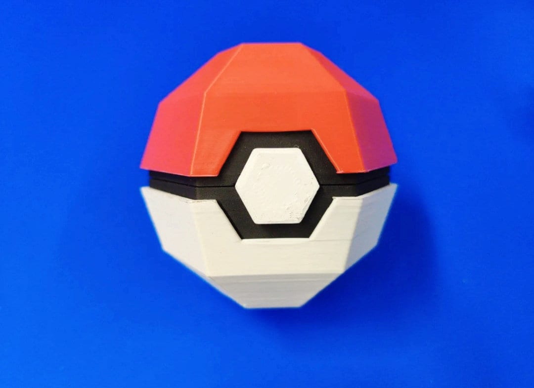 Paper Pokeball Pokemon Papercraft 3D Template - Etsy