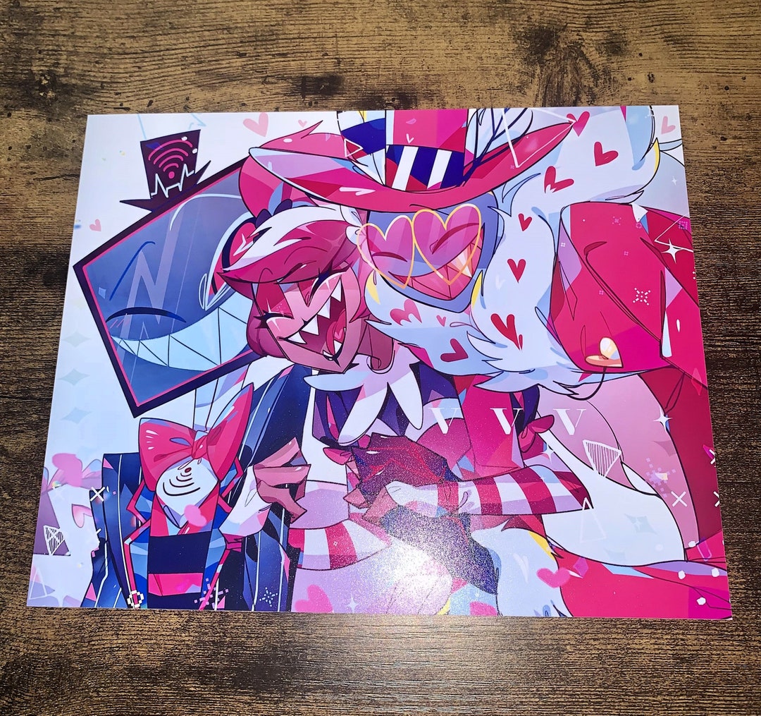 Hazbin Hotel the VVV Overlords 10x8 Poster Print Deluxe Satin Surface ...
