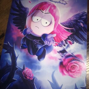 South Park Dark Angel Red 10x8 Poster Print Deluxe Satin Surface Finish ...