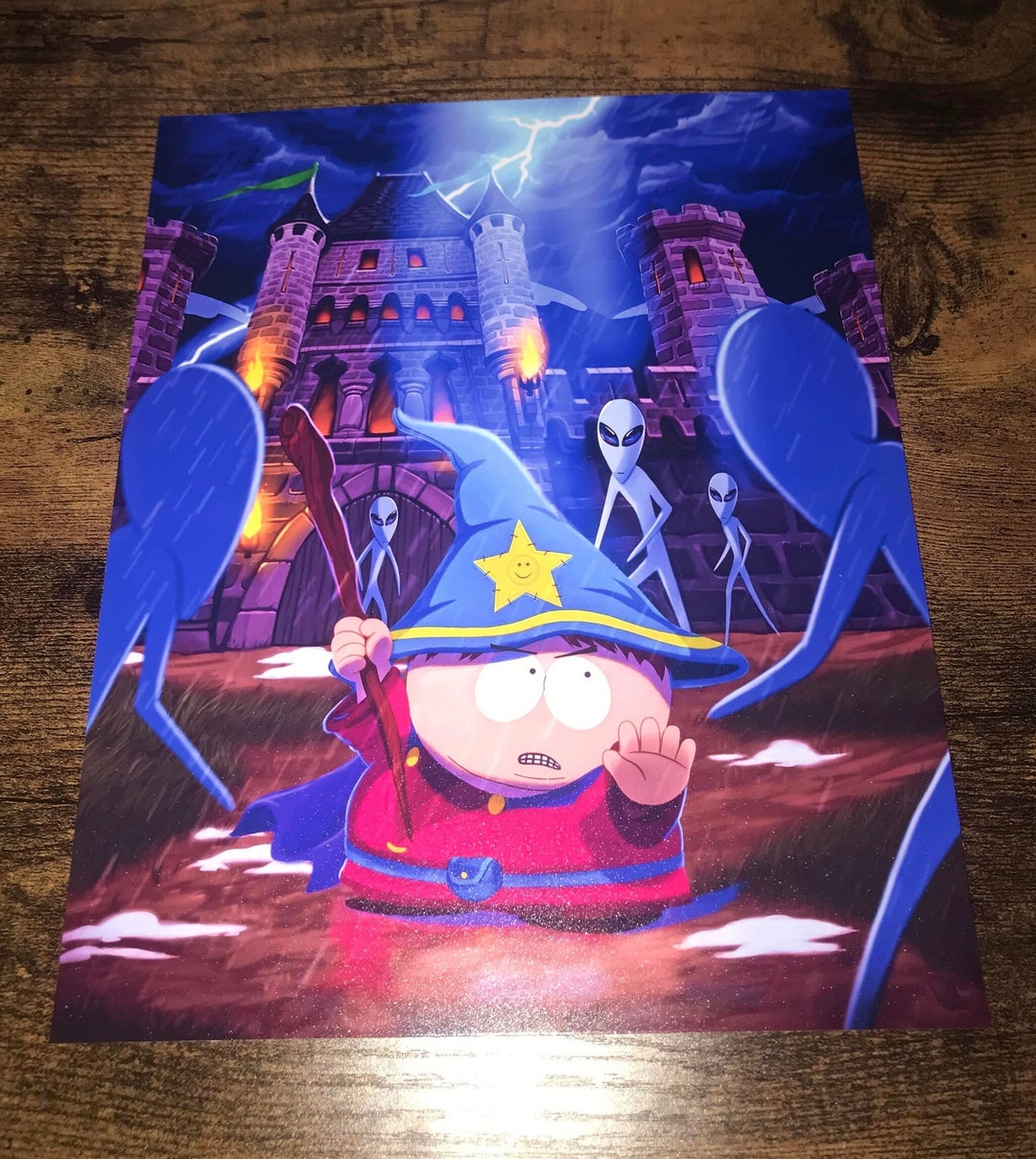 South Park Grand Wizard Cartman and the Visitors 10x8 Poster Print ...