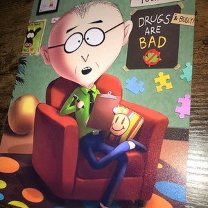 South Park Mr Mackey Poster 10x8 Poster Print Deluxe Satin Surface ...