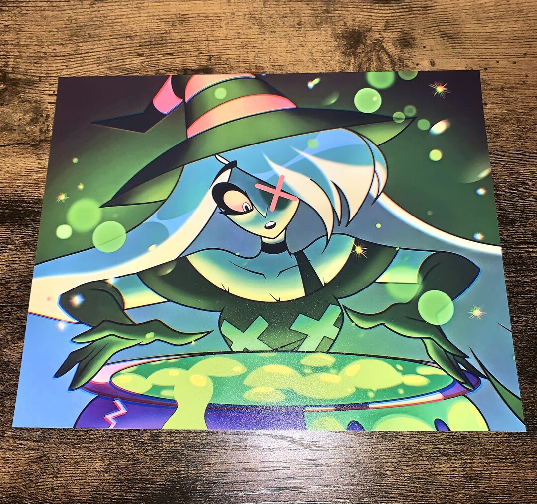Hazbin Hotel Vaggie 10x8 Poster Print Deluxe Satin Surface Finish ...