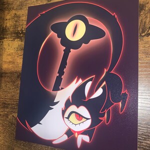 Hazbin Hotel Keekee 10x8 Poster Print Deluxe Satin Surface Finish ...