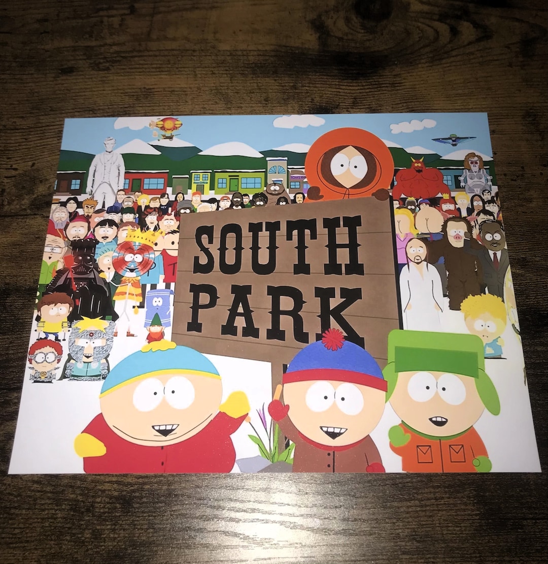 South Park 10x8 Poster Print Deluxe Satin Surface Finish Premium 250gsm ...
