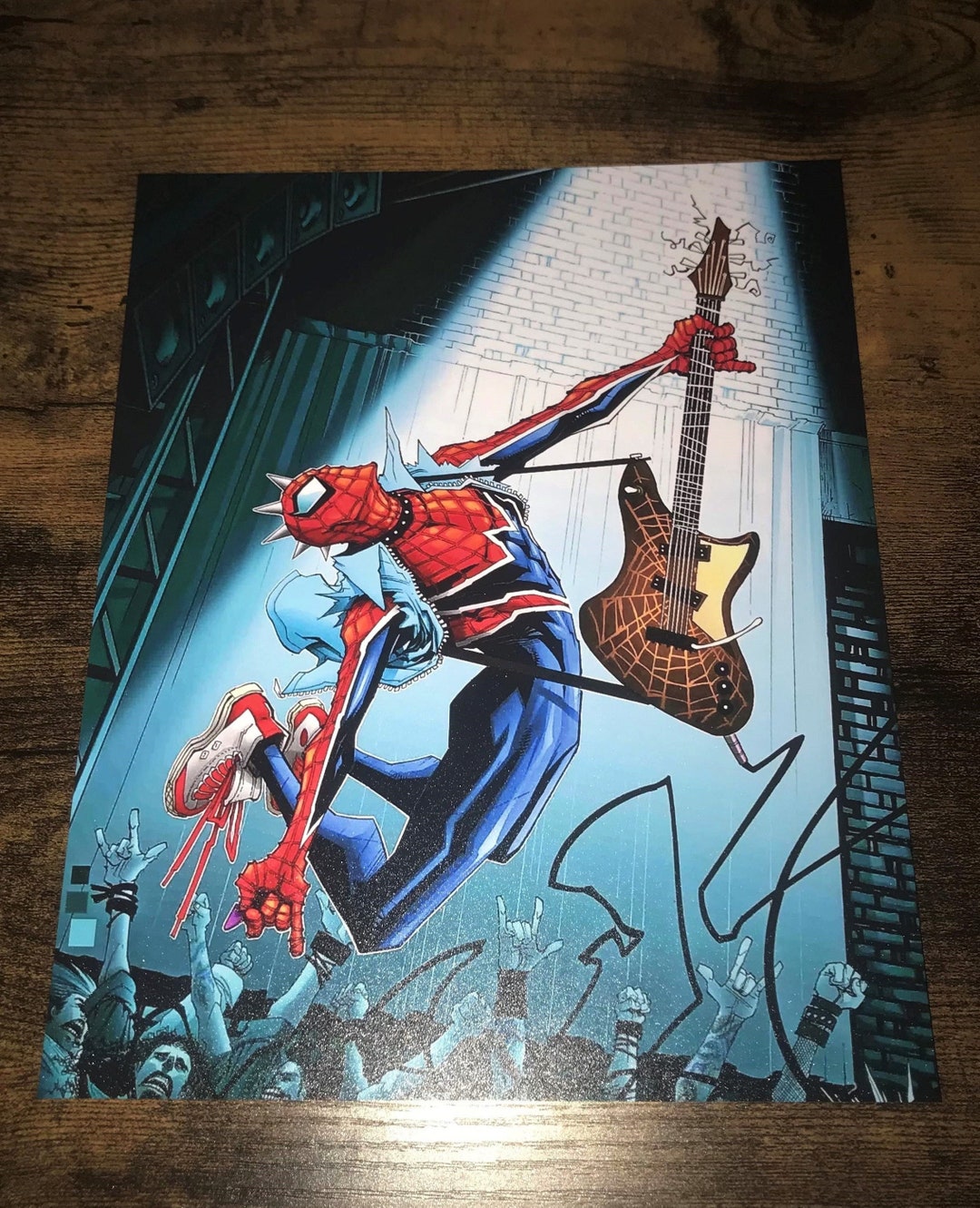 Spider-man Spider Punk Poster Print Across the Spider-verse 10x8 Poster ...