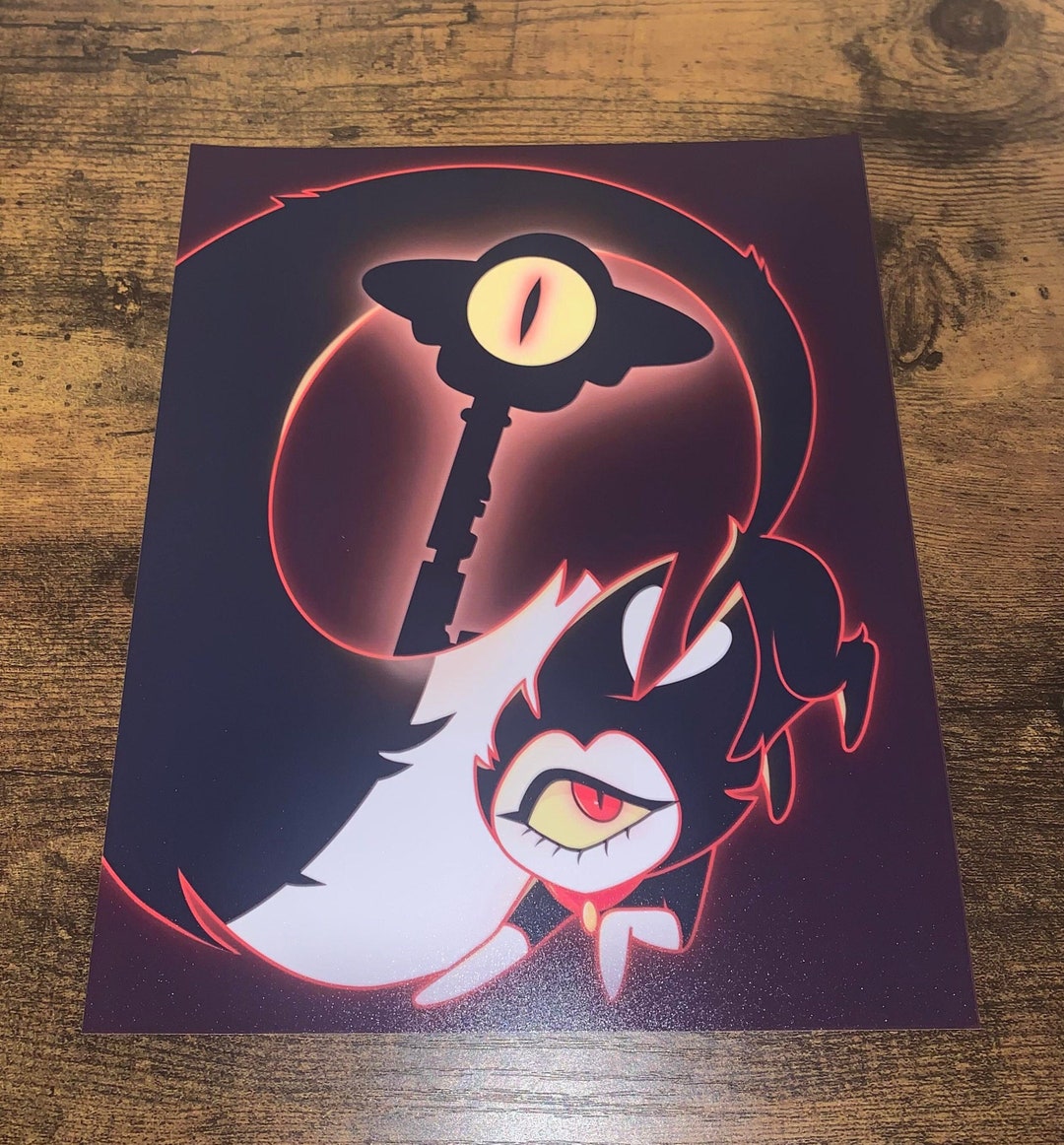 Hazbin Hotel Keekee 10x8 Poster Print Deluxe Satin Surface Finish ...