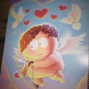 South Park Cupid Cartman / Impresión de póster de 10x8 / - Etsy España