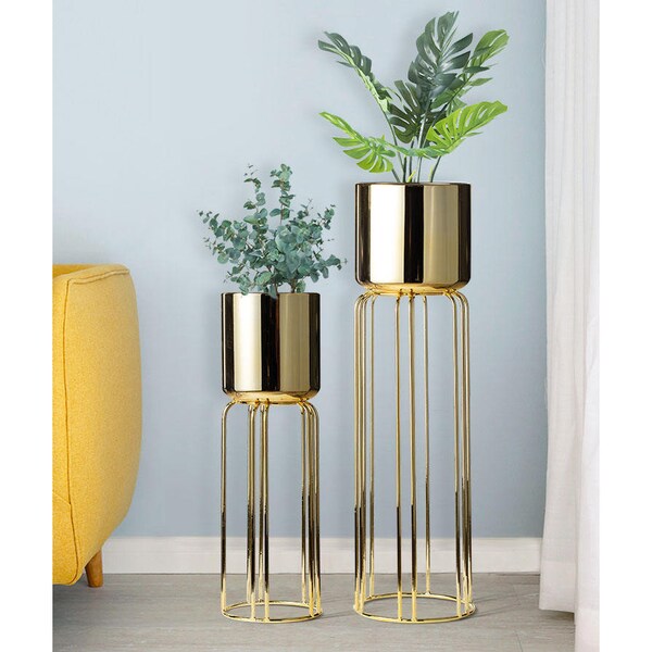 Gold Planter - Etsy