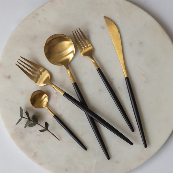 Gold Flatware - Etsy