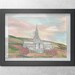 LDS Temple Fine Art - Cardstock Print - Original Artwork - Bountiful ...