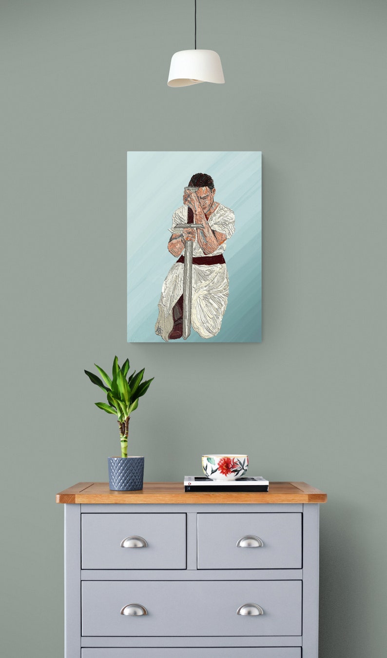 LDS Fine Art Canvas Print Original Artwork warrior of - Etsy
