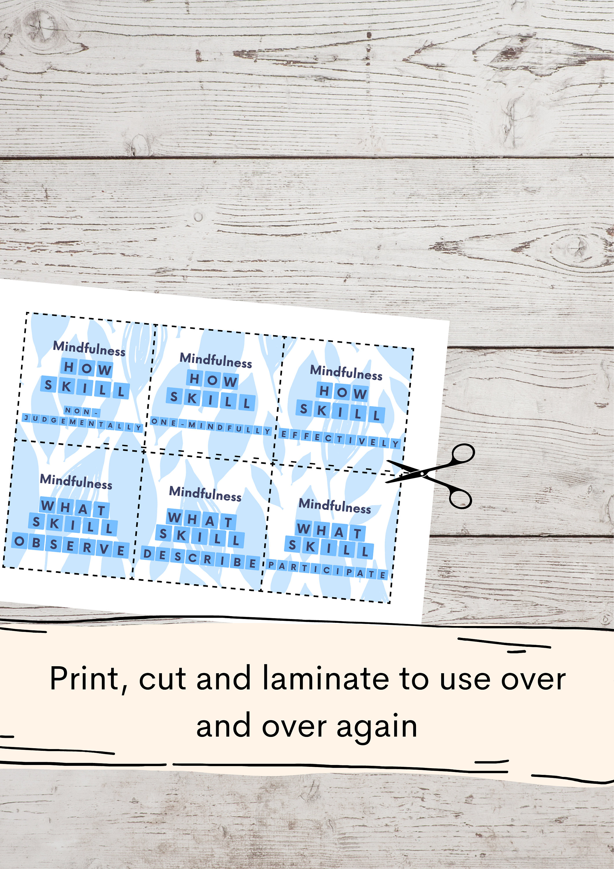 DBT Flash Cards | Dialectical Behavioural Therapy Skills Cards | BPD ...