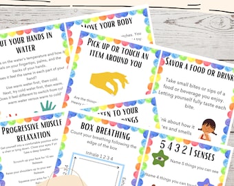 Grounding Strategies Cards - Etsy