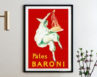 Pates Baroni Pasta Poster - Etsy