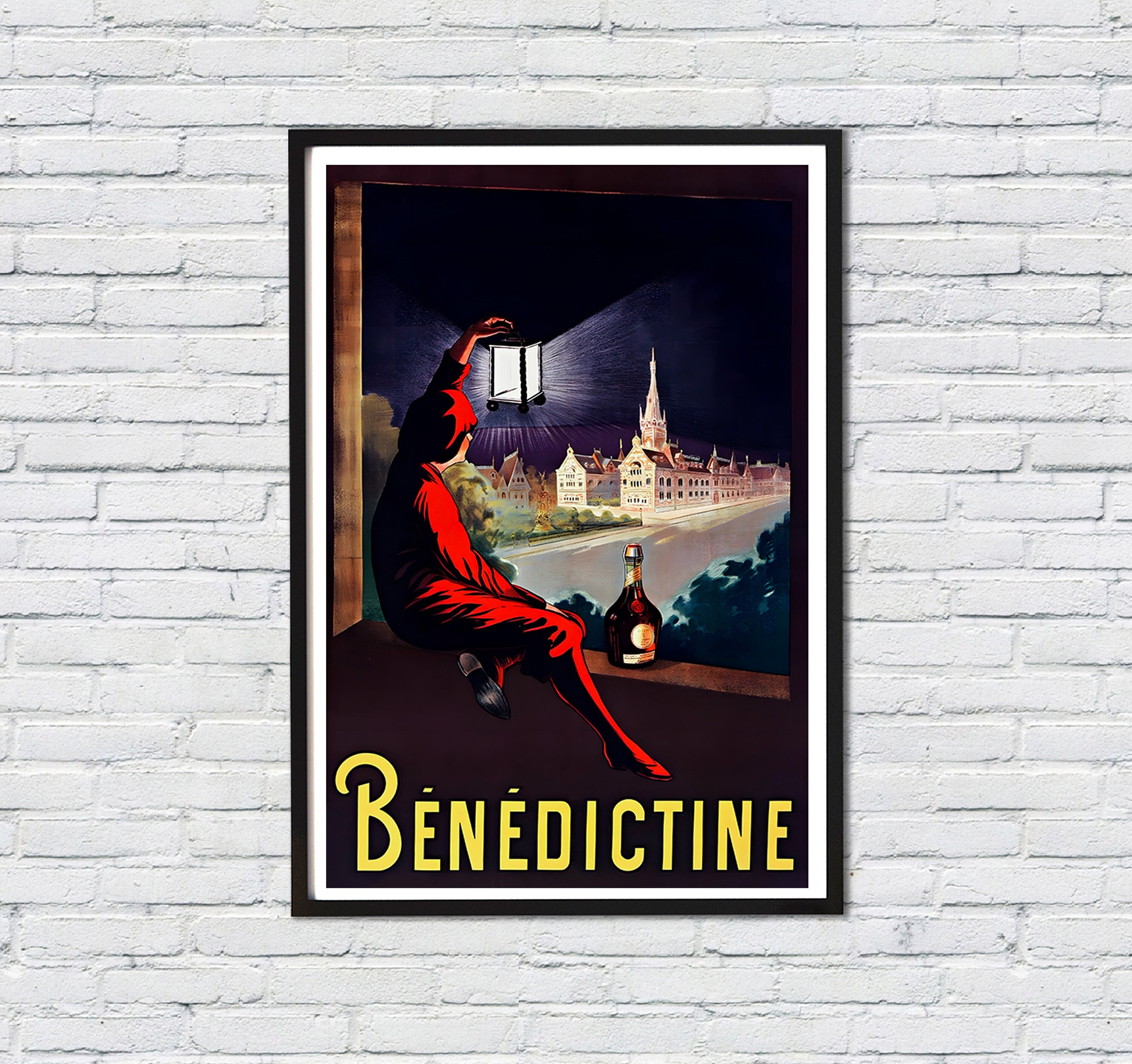 Benedictine Vintage Food&drink Poster Canvas Print Gift - Etsy