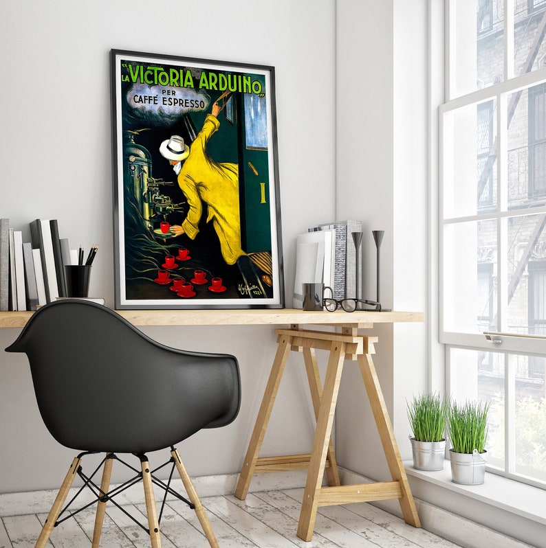 Victoria Arduino per Cafe Espresso Vintage Poster by Leonetto Cappiello ...