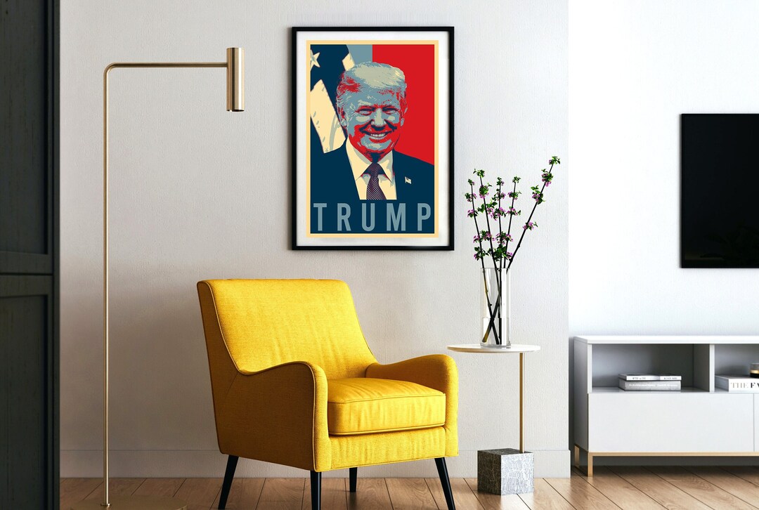 American President Donald Trump Poster, Donald Trump Hope Poster ...