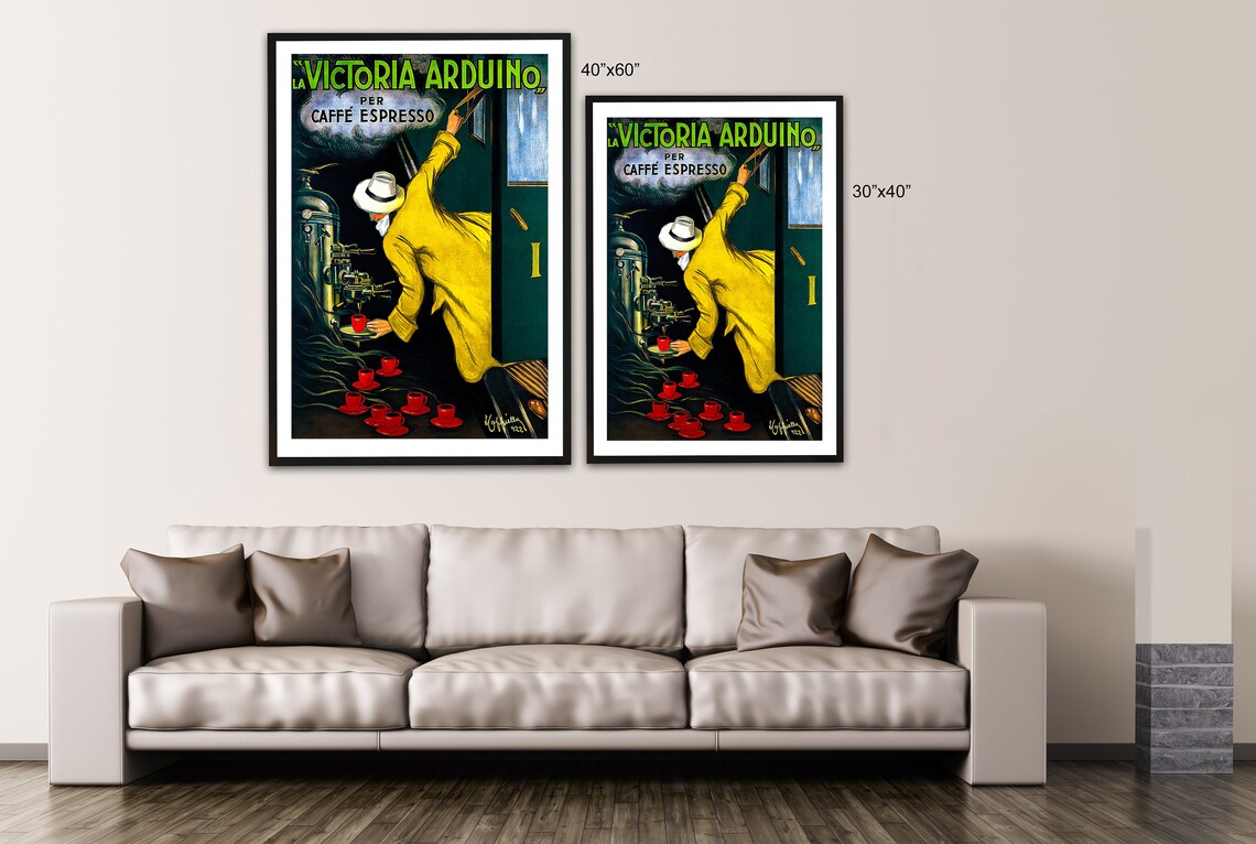 Victoria Arduino per Cafe Espresso Vintage Poster by Leonetto Cappiello ...
