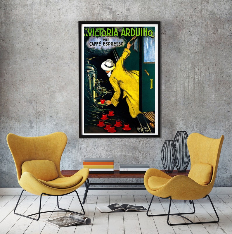 Victoria Arduino per Cafe Espresso Vintage Poster by Leonetto Cappiello ...