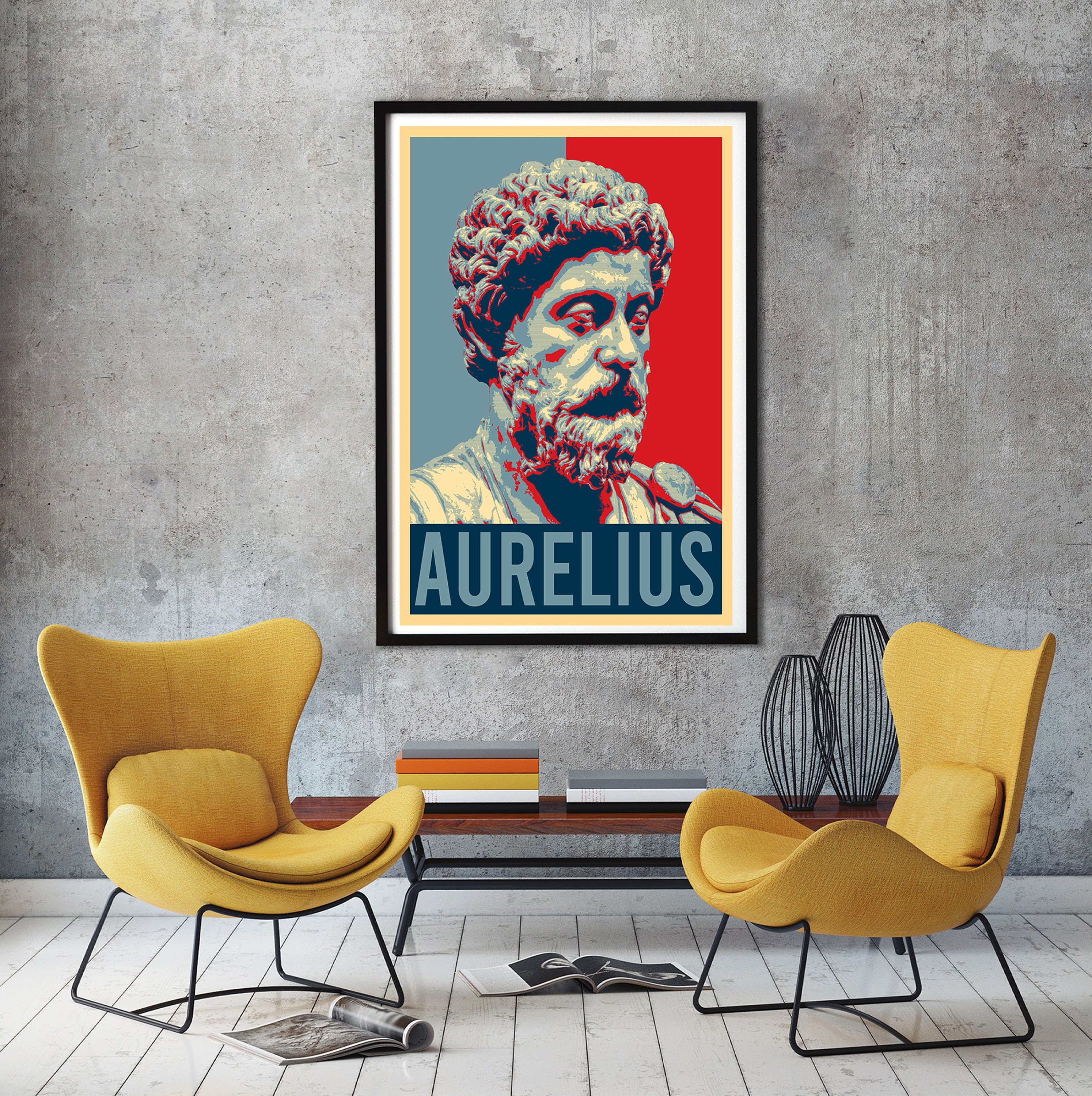 Marcus Aurelius Wall Art , Marcus Aurelius Hope Poster, Canvas Print ...