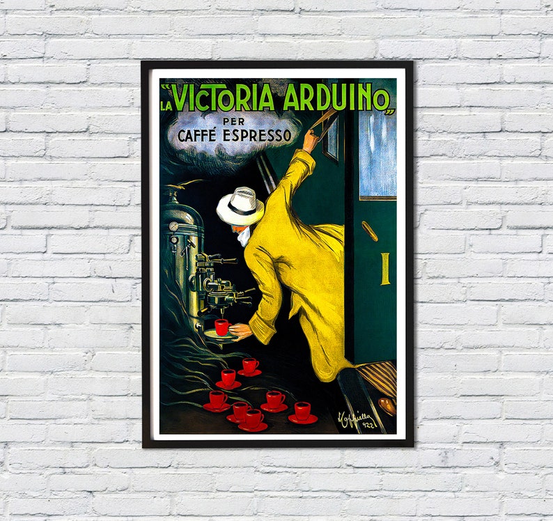 Victoria Arduino per Cafe Espresso Vintage Poster by Leonetto Cappiello ...