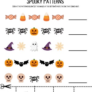 Halloween Themed Math Worksheets (pre-k) - Etsy