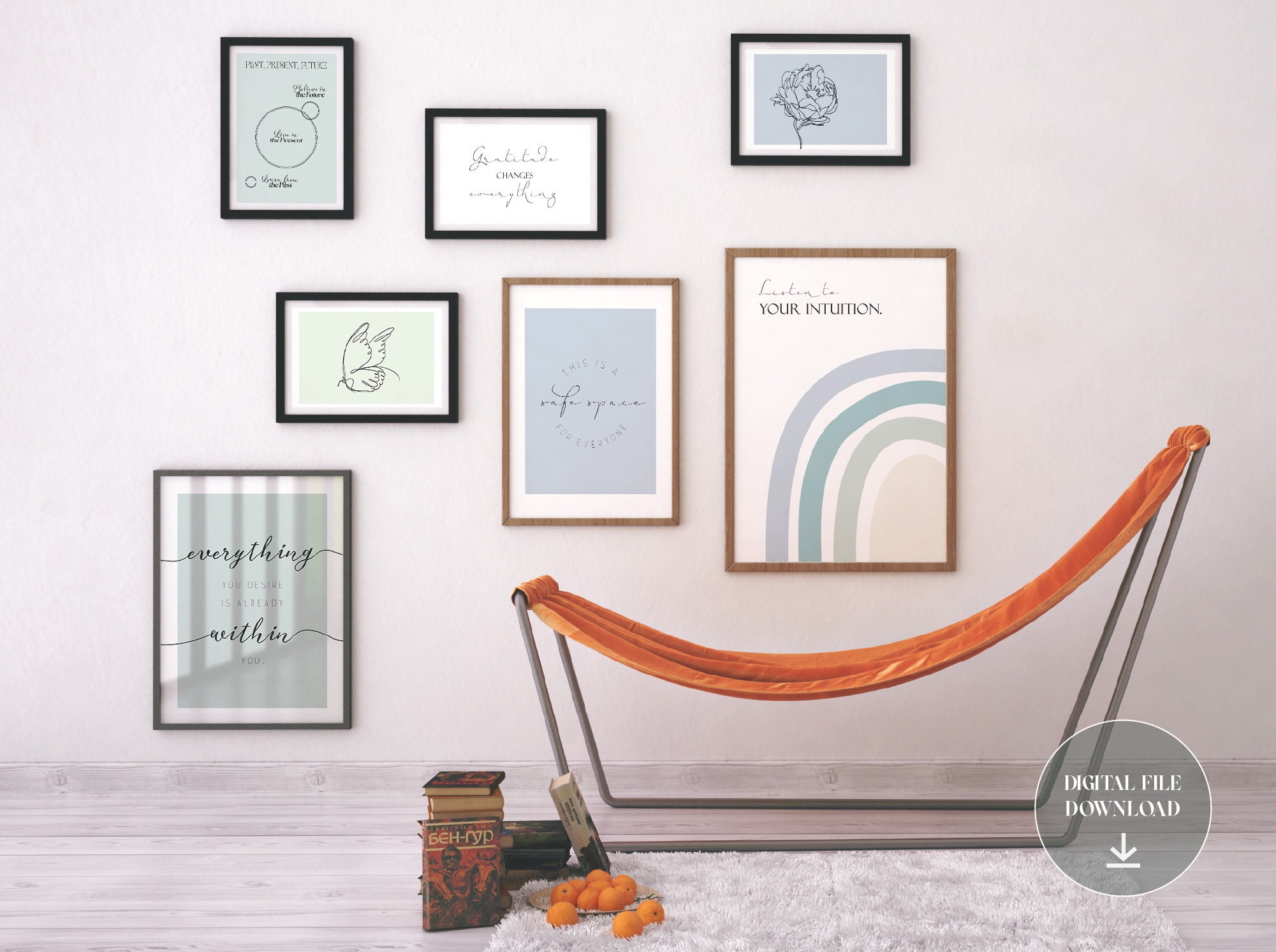 15 Mental Health Growth Mindset Therapist Office Decor Signs Counseling ...