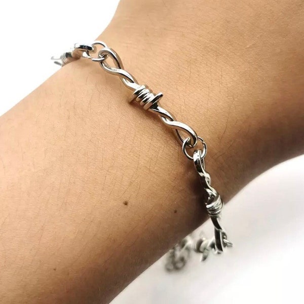 Barbed Wire Bracelet - Etsy