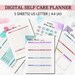 Printable Self-care Planner, Digital Download, Daily Printable Planner ...