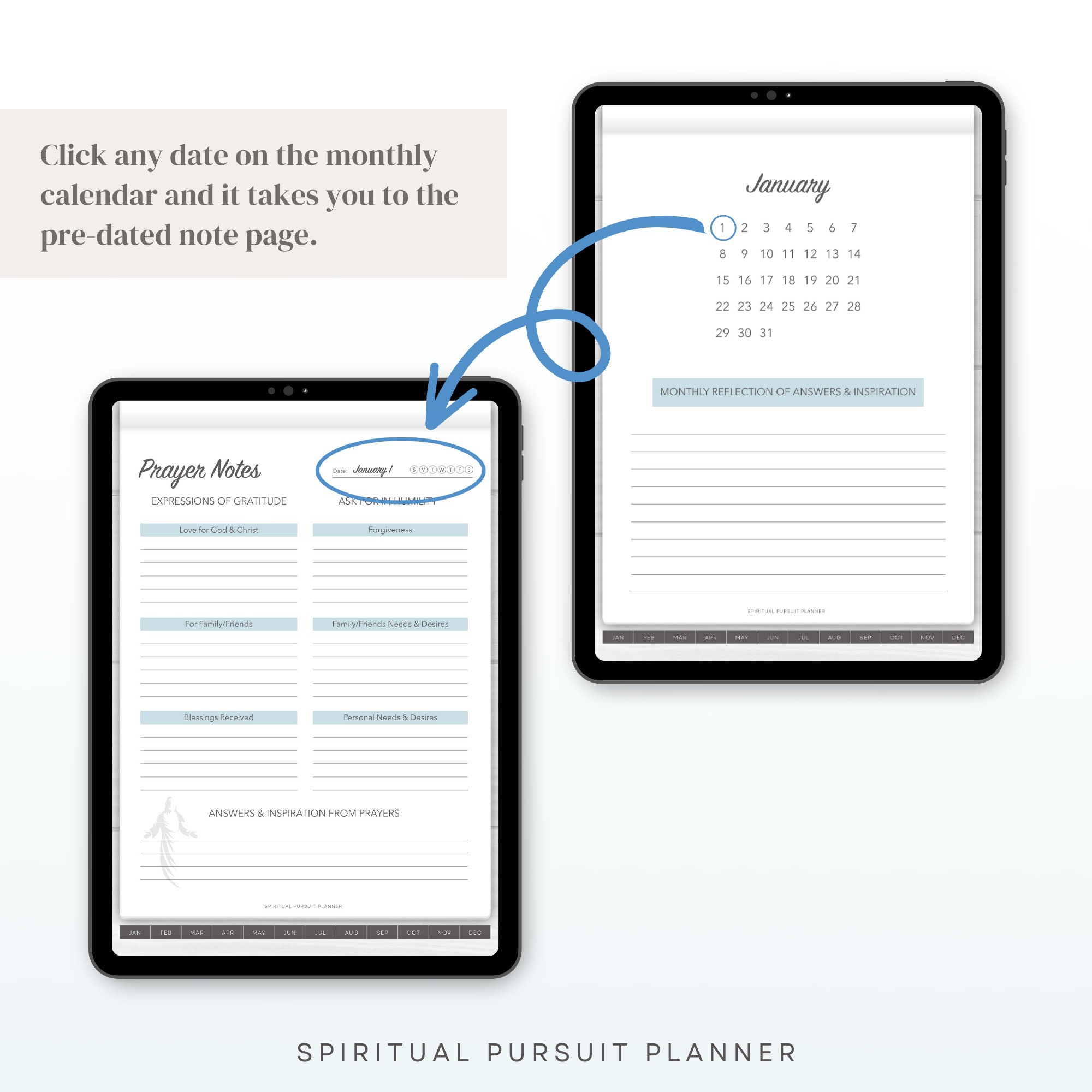 Digital Prayer Notes | Christian Journal - Etsy