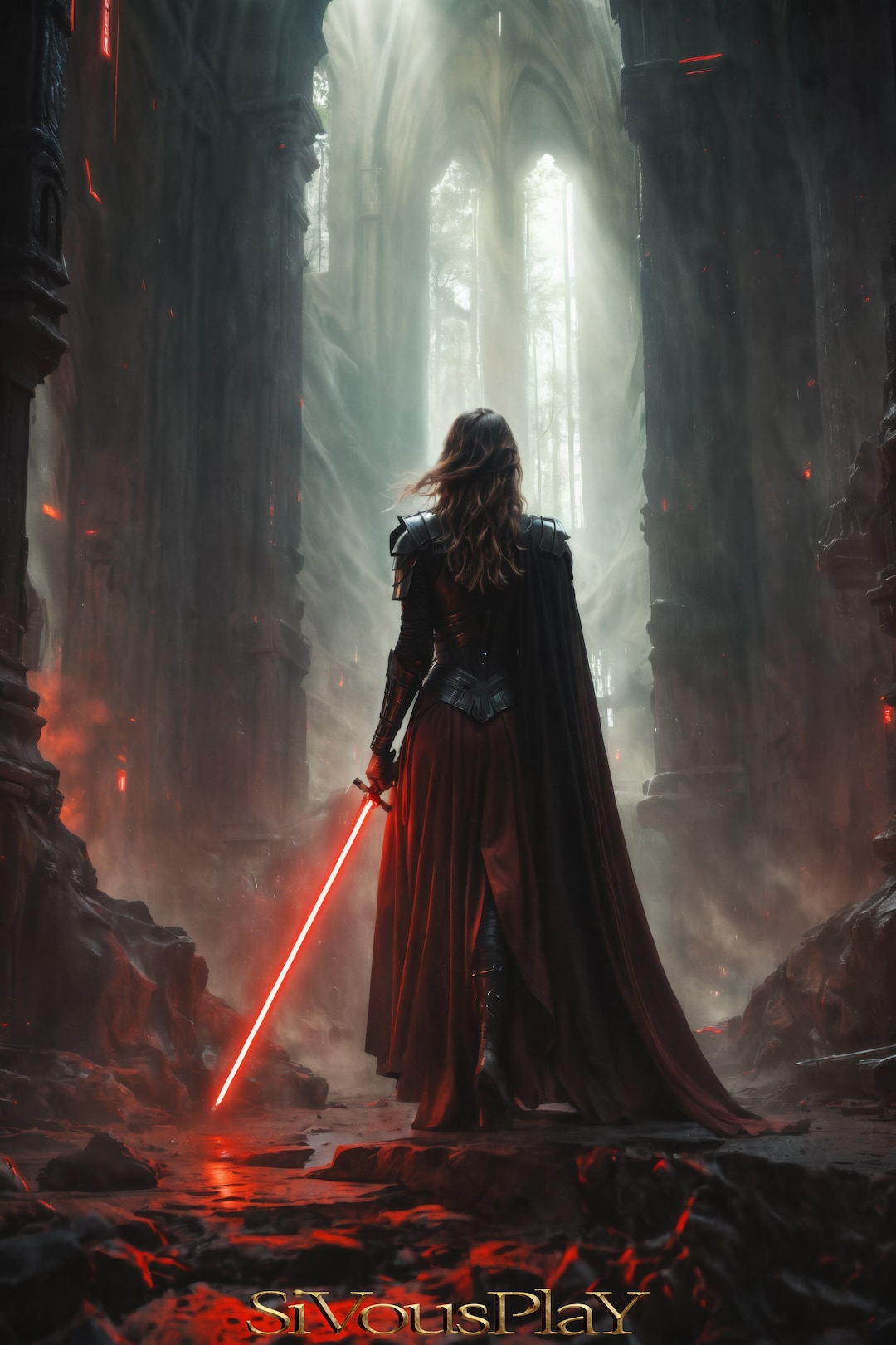 High Fashion Sith Art Print: Sci-fi Digital Poster (digital Download ...