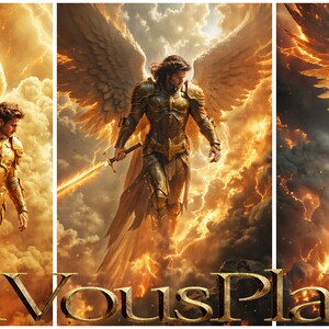 Archangel Holy Avenger Art Print: Fantasy Legend Digital Download - Etsy