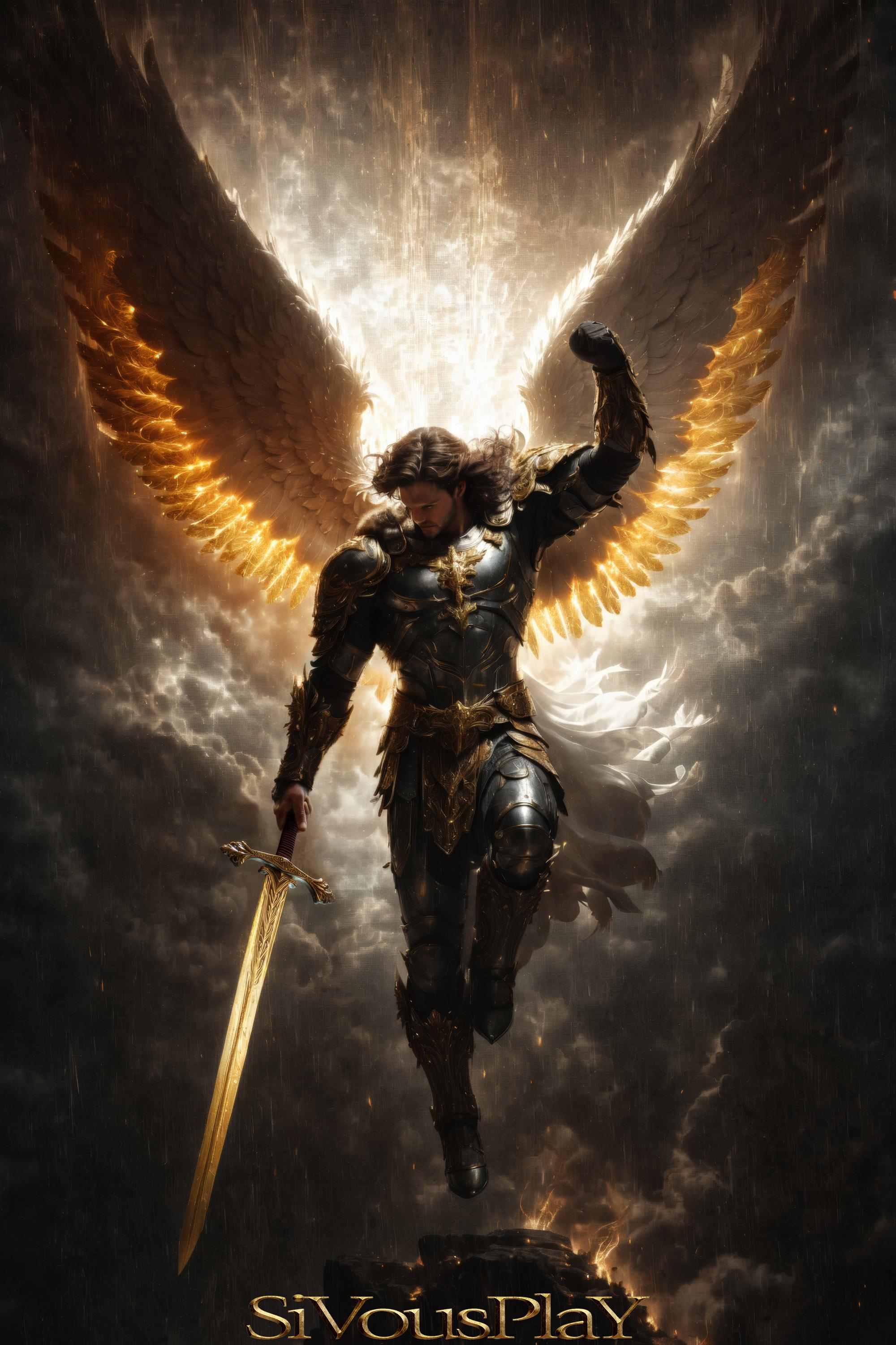 Winged Protector Art Print: Fantasy Legend Digital Download - Etsy