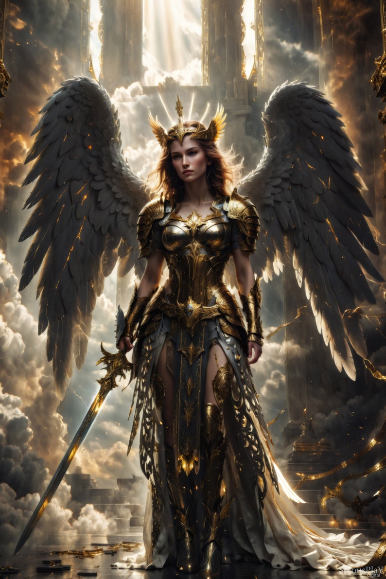 Battle Angels Collection #5, Instant Download, Printable Art ...