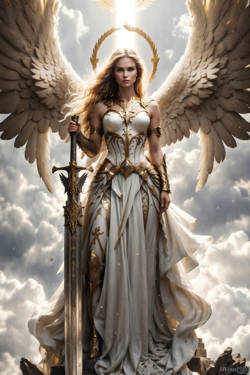 Female Archangels Collection #3, Instant Download, Printable Art ...
