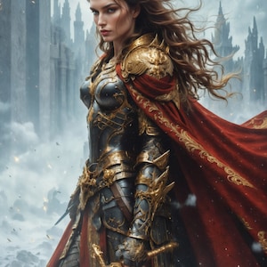 Paladin of Light Art Print: Fantasy Warrior Digital Download - Etsy