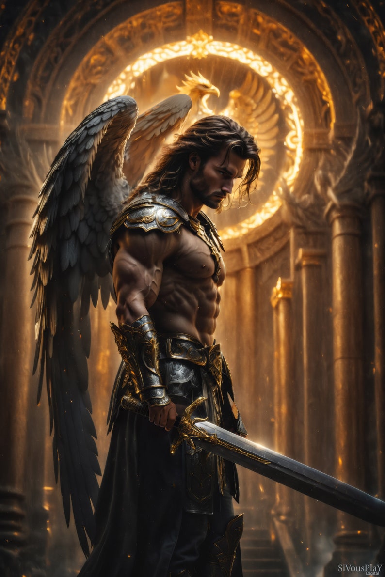 Archangels Collection 4, Instant Download, Printable Art, Fantasyart ...