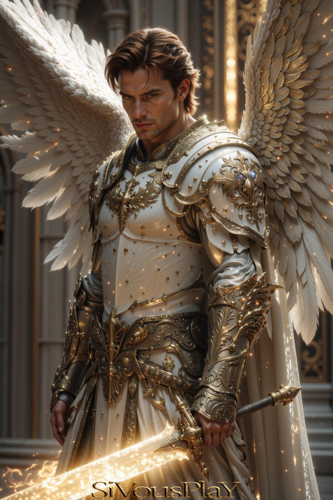 Archangels Collection #5, Instant Download, Printable Art, Fantasyart ...