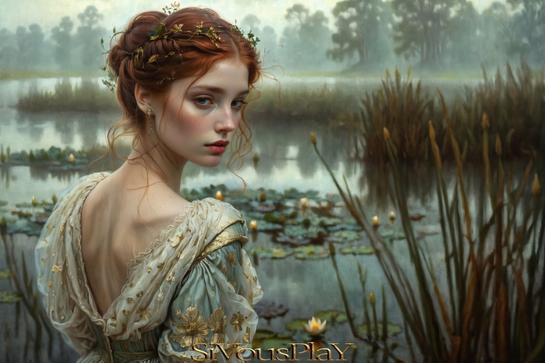 Ophelia's Goodbye, Instant Download, Printable Art, Fantasyart, Digital ...