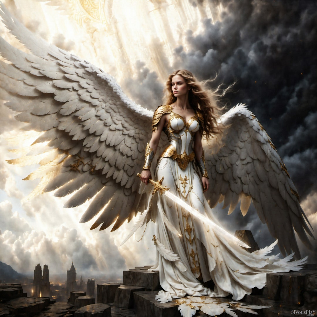 Angels Before the Storm Collection #1, Instant Download, Printable Art ...