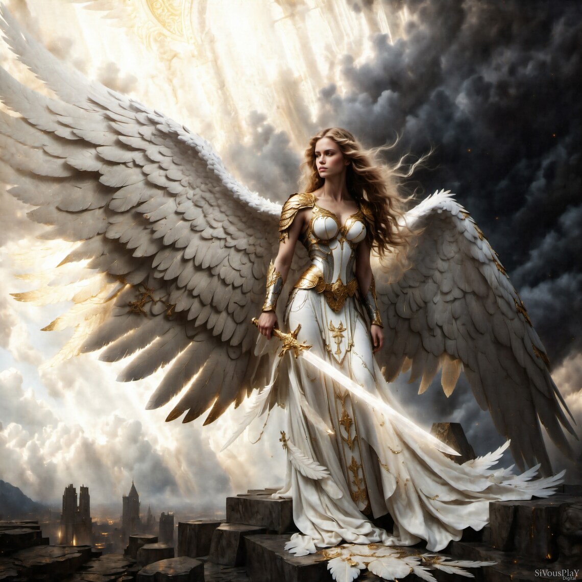 Angels Before the Storm Collection #1, Instant Download, Printable Art ...