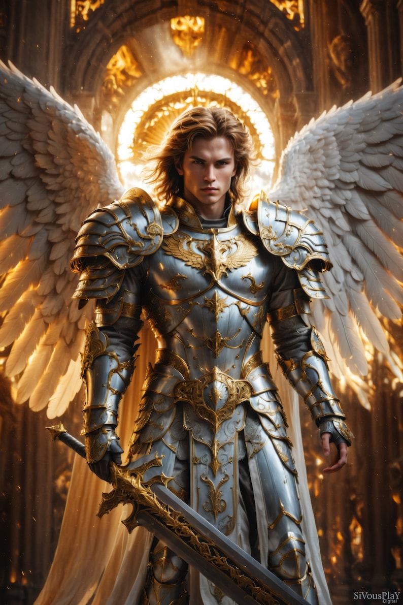 Archangels Collection 2, Instant Download, Printable Art, Fantasyart ...