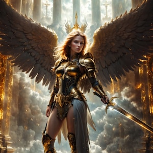 Battle Angels Collection #5, Instant Download, Printable Art ...